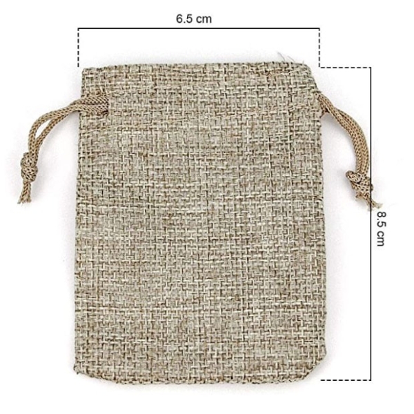 Un sac en jute pour offrir vos badges